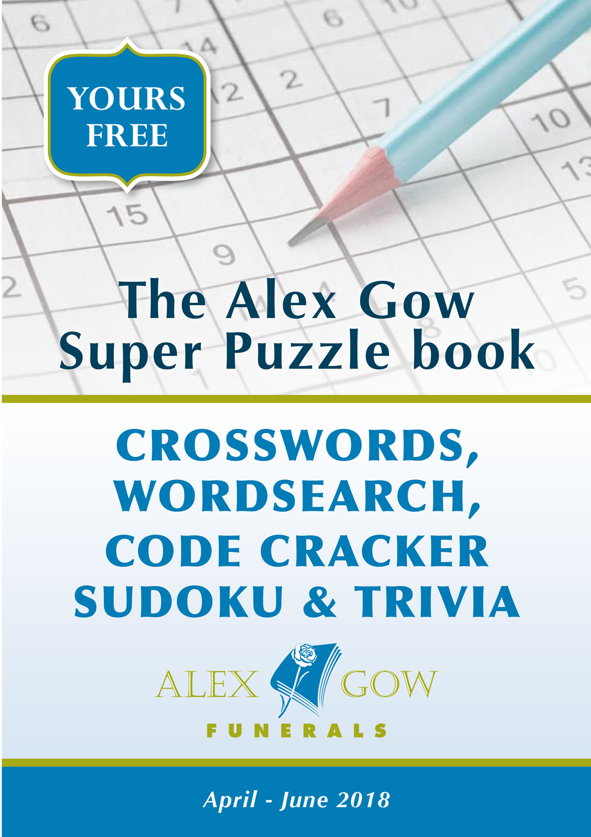 Alex Gow Funerals - Super Puzzle Book Answers