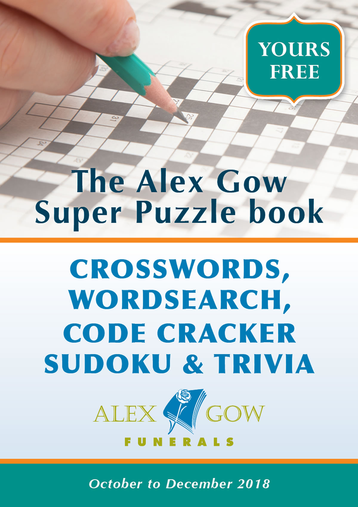 Alex Gow Funerals - Super Puzzle Book Answers