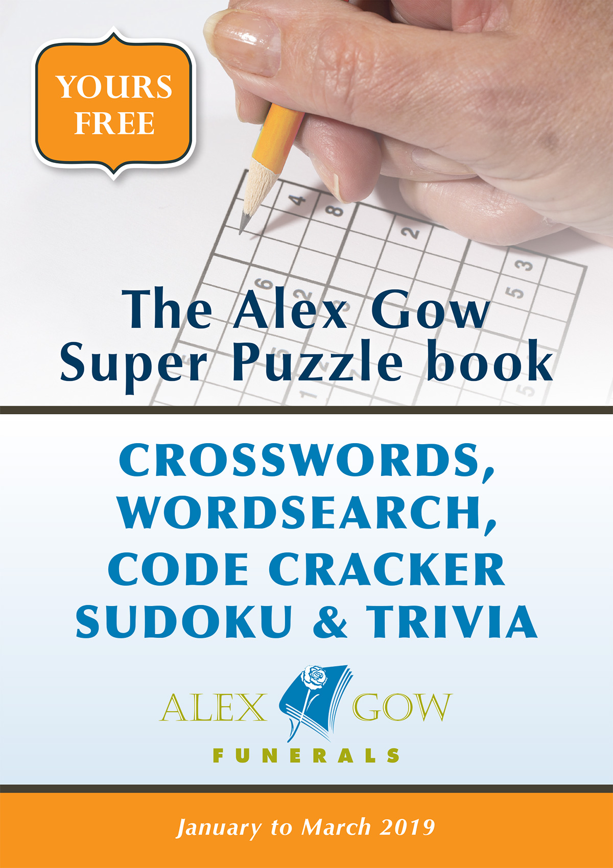 Alex Gow Funerals - Super Puzzle Book Answers