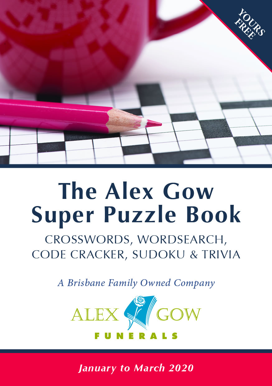 Alex Gow Funerals - Super Puzzle Book Answers