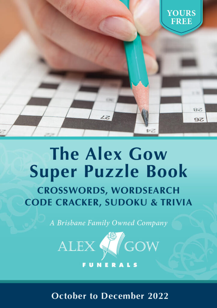 Super Puzzle Book Twenty Four – Get the Answers – Alex Gow Funerals ...