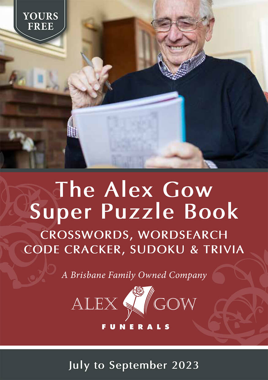 Alex Gow Funerals - Super Puzzle Book Answers