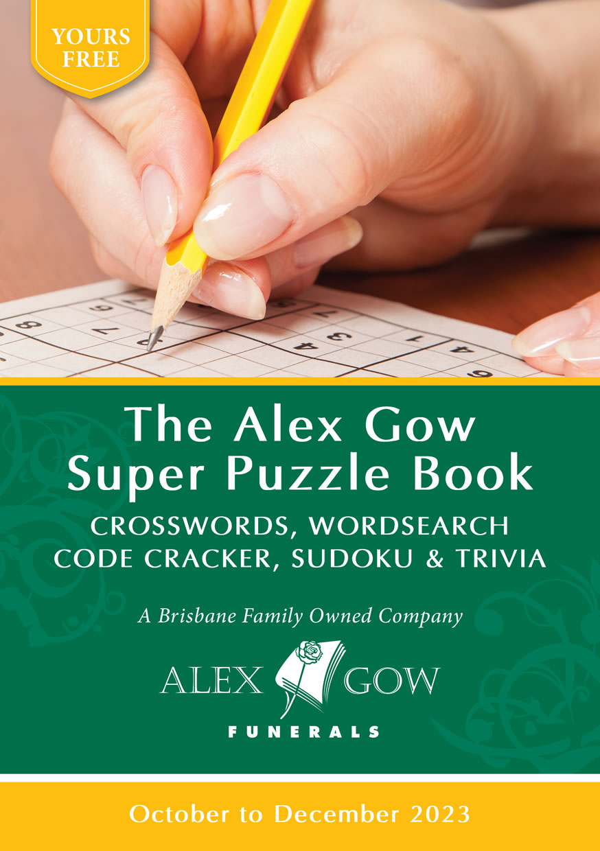 Super Puzzle Book Twenty Eight – Get the Answers – Alex Gow Funerals ...